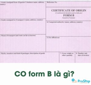 C/O form B là gì? Quy trình xin C/O form B như thế nào trong XNK?